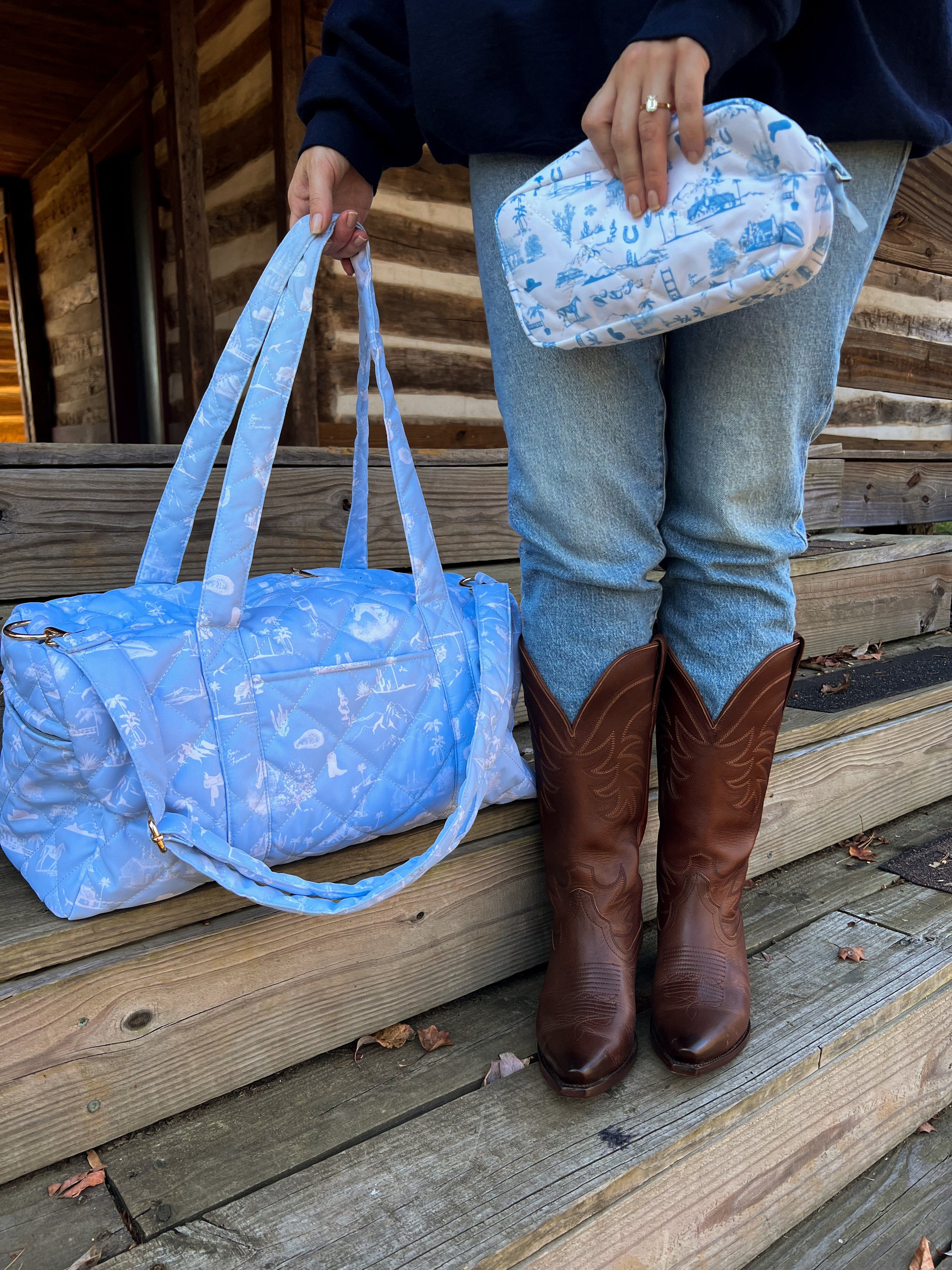 Duffle Bag + Toiletry Bag Set – Coastal Cowboy